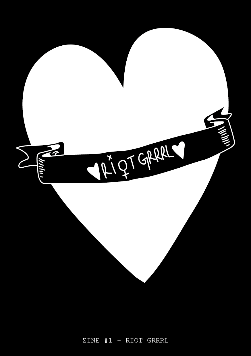 DESIGN CONTEXT: PUBLICATION - Riot Grrrl front covers