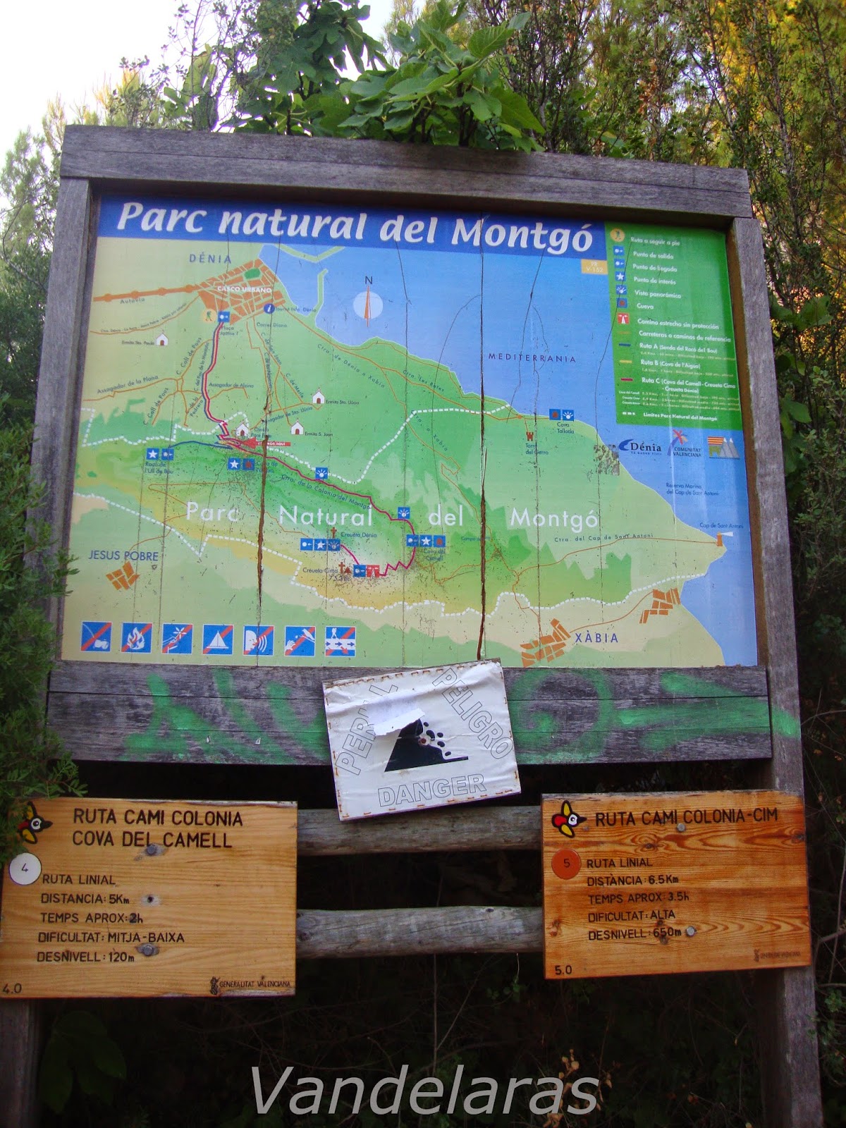 Vandelaras Natural: RUTA CIRCULAR SUBIDA AL MONTGÓ (DÈNIA)