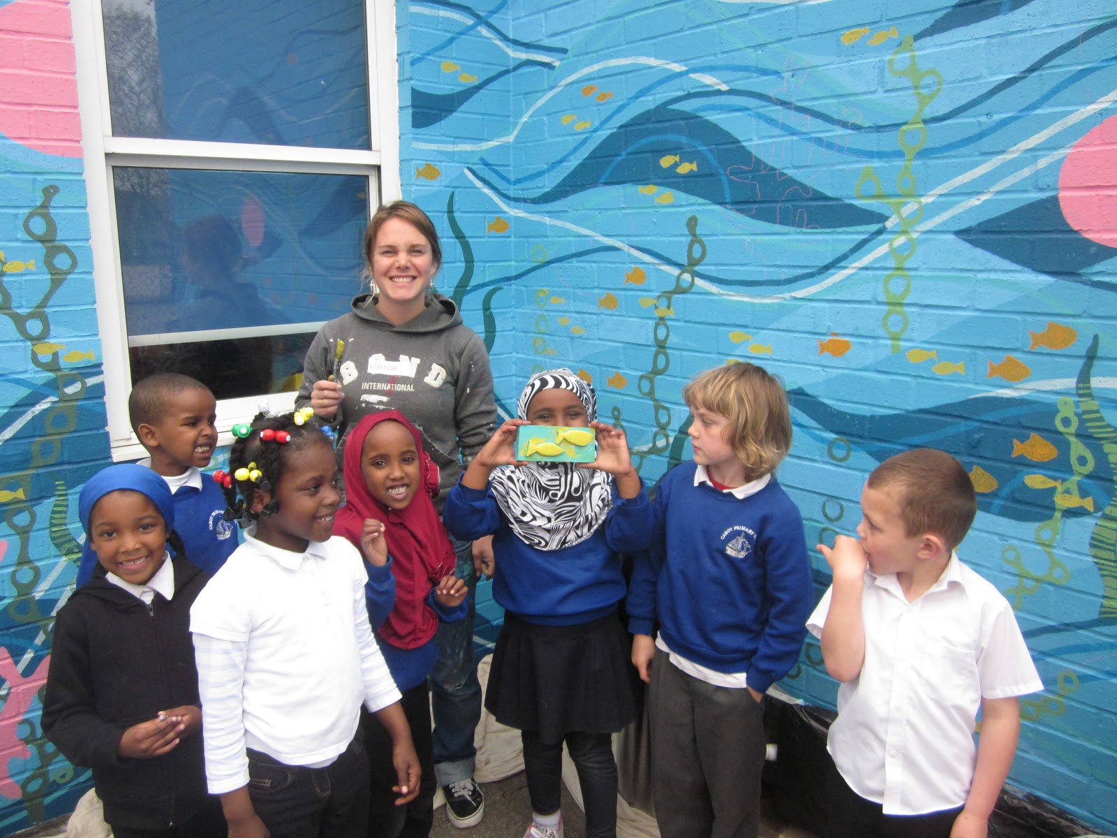 FAYE SUZANNAH: Superblue!. Cabot Primary School