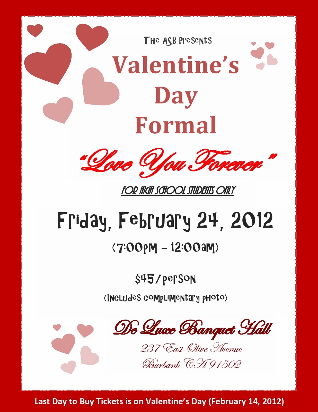 Armenian Mesrobian School: Valentine's Day Formal - February 24, 2012
