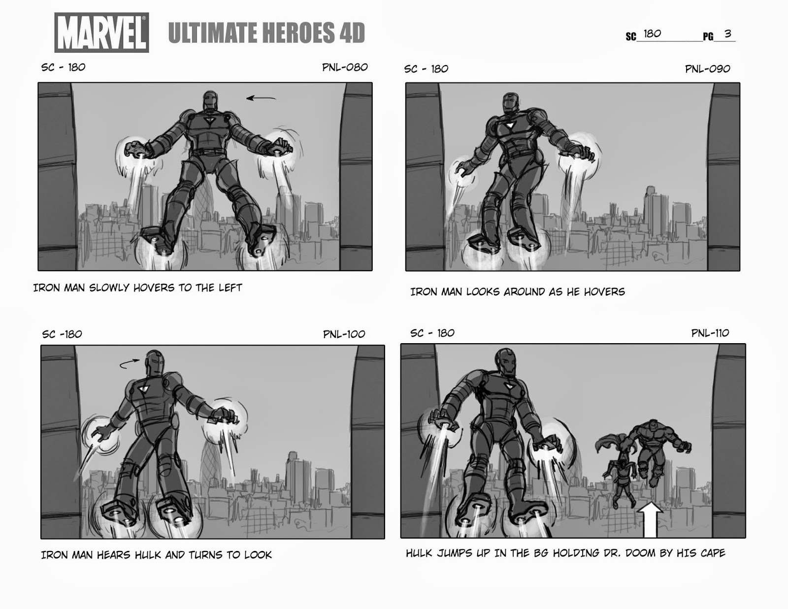 Frank Forte Animation Portfolio: Storyboards-Theme Park