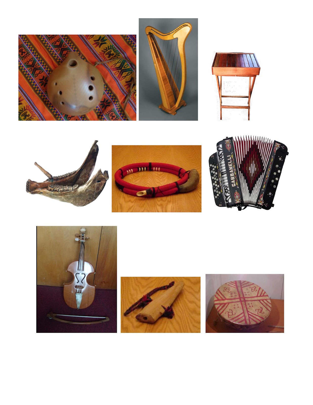 Artes Musicales Liceo Industrial Benjamín Dávila Larraín.: Instrumentos ...