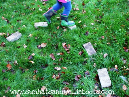 Sun Hats & Wellie Boots: Exploring Bricks - Outdoor Play