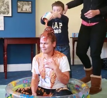 Messy Celebrity Polls: Comic Relief baked beans on care worker