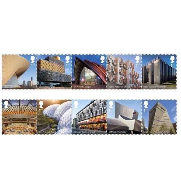 Landmark Buildings Stamps