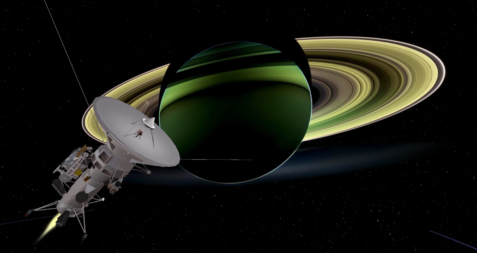 Virtual Dream & Travel: Cassini's Grand Finale