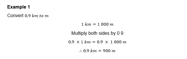 Prefixes and Conversion