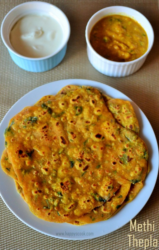 Methi Thepla Recipe | Gujarati Methi Thepla | Fenugreek Paratha ...