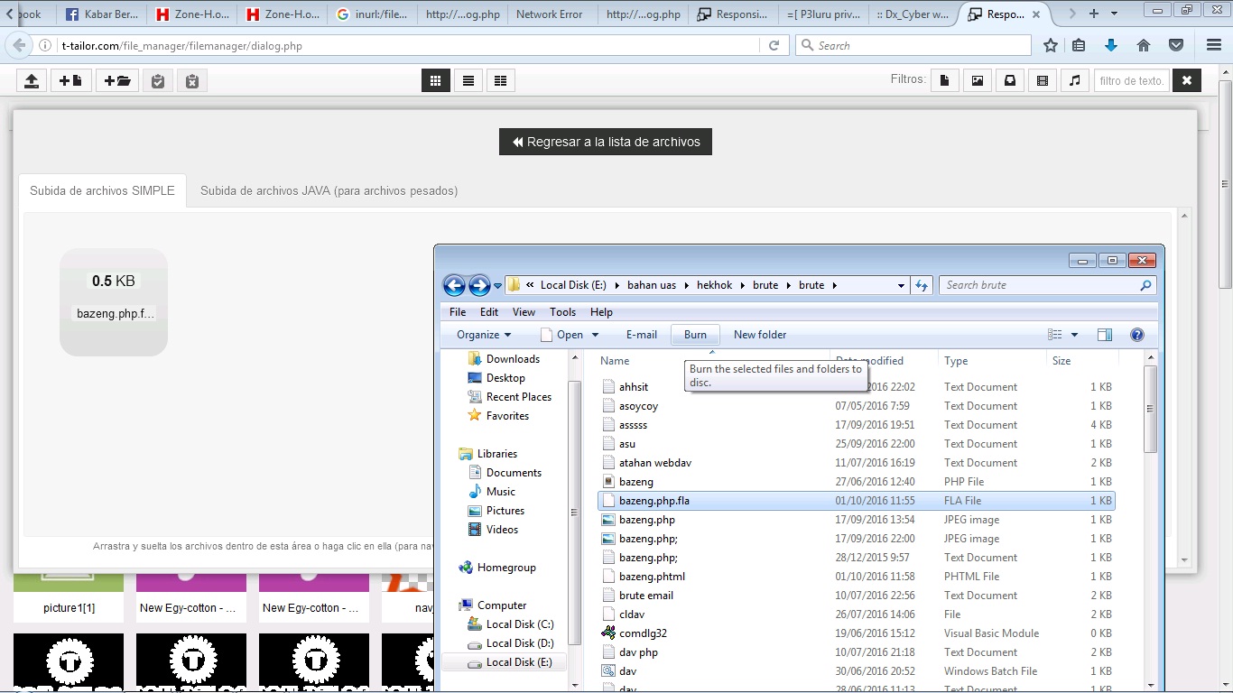 Responsive FileManager Bypass Extension - Loker Ilmu IT
