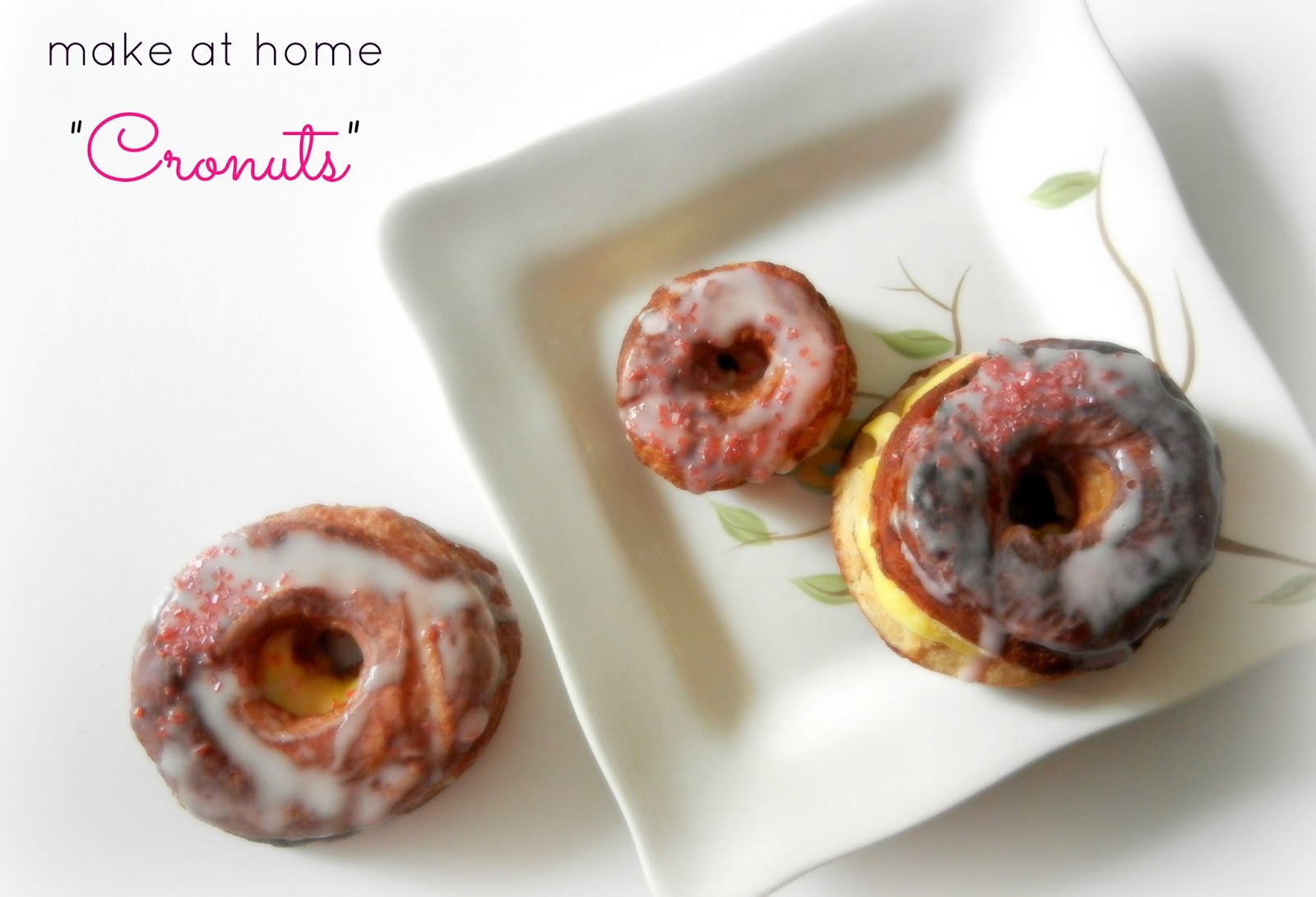 Sugar Swings! Serve Some: Simple Make at Home Cronuts