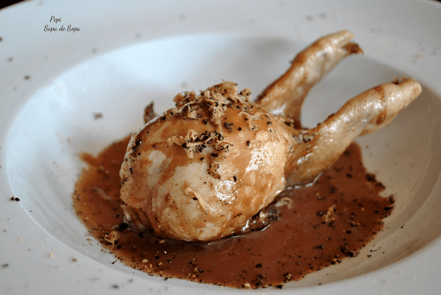 Sopa de Sopa : Codornices en Salsa de Trufa #cocinadecine