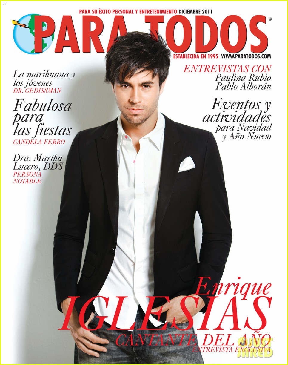 Smartologie: Enrique Iglesias for 'Para Todos' Magazine December 2011