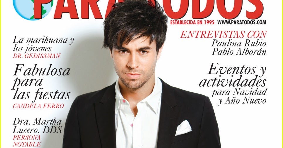 Smartologie: Enrique Iglesias for 'Para Todos' Magazine December 2011