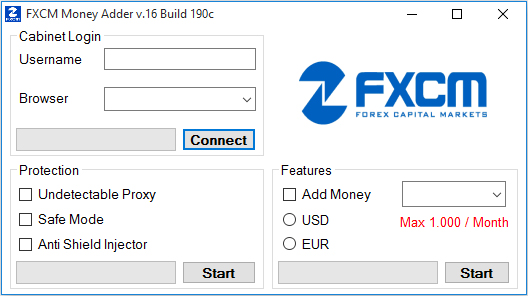 FXCM Broker Money Adder Hack