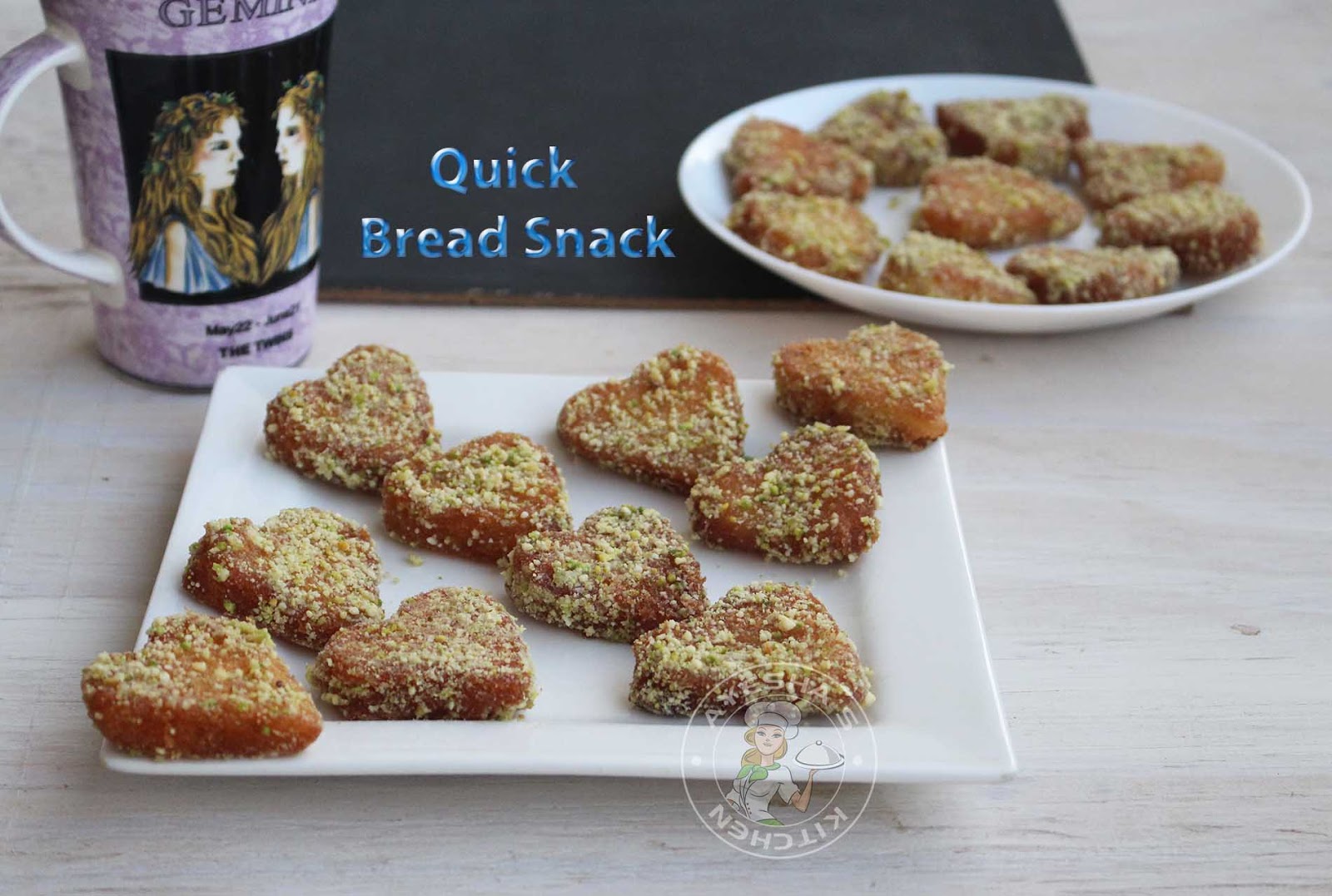 EASY BREAD SNACK - FRIED BREAD SNACK / QUICK BREAD RECIPES