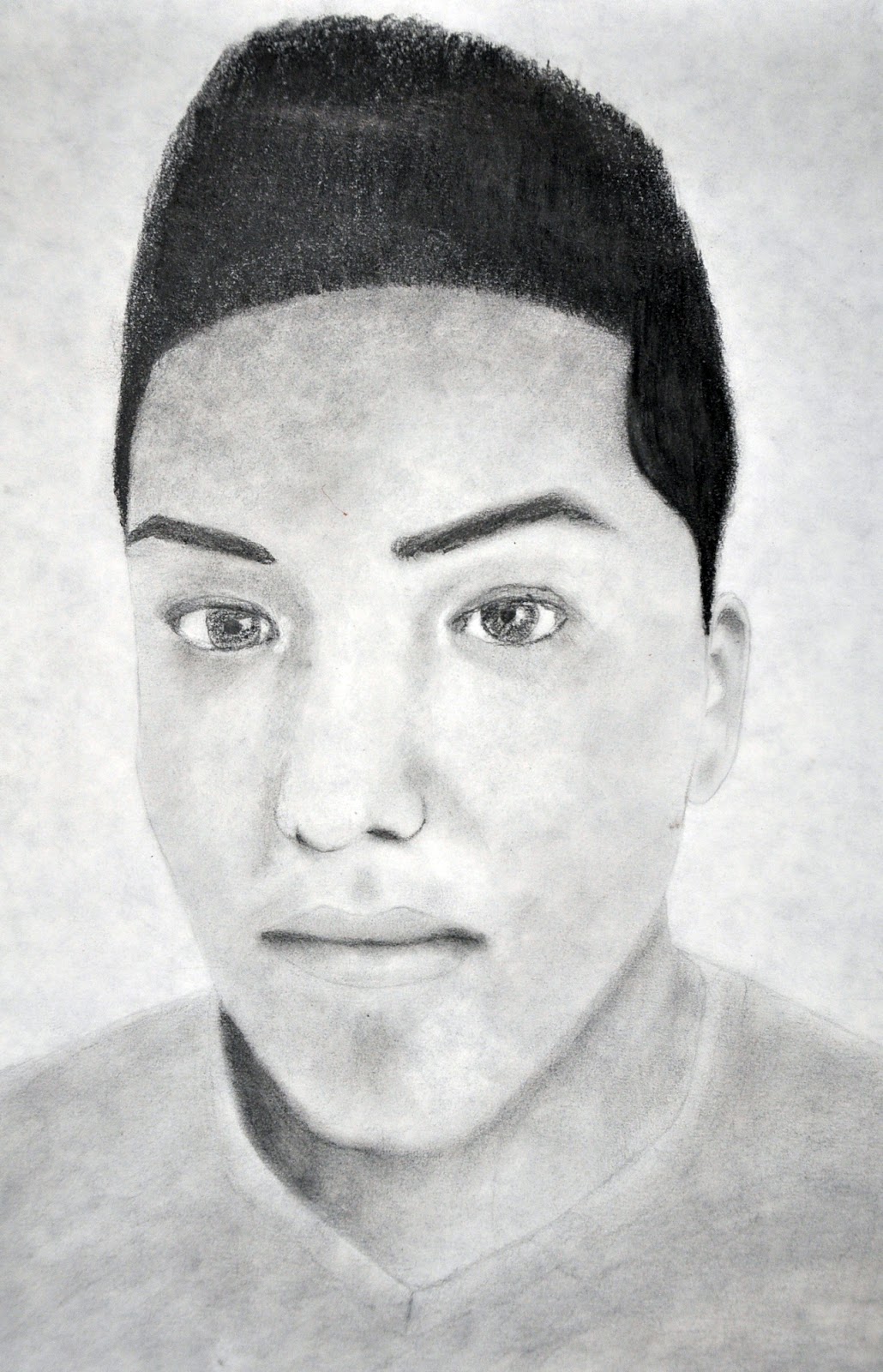 Student Art: Graphite Self Portraits