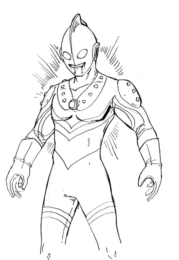 Ultraman Monsters Coloring Page
