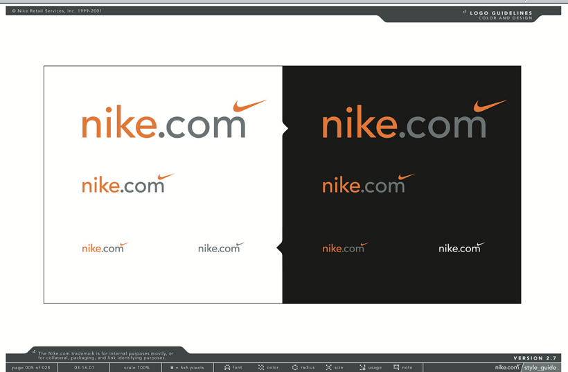 SDES2198 Advanced Typography and Publishing Design: SR2 Nike.com Style ...