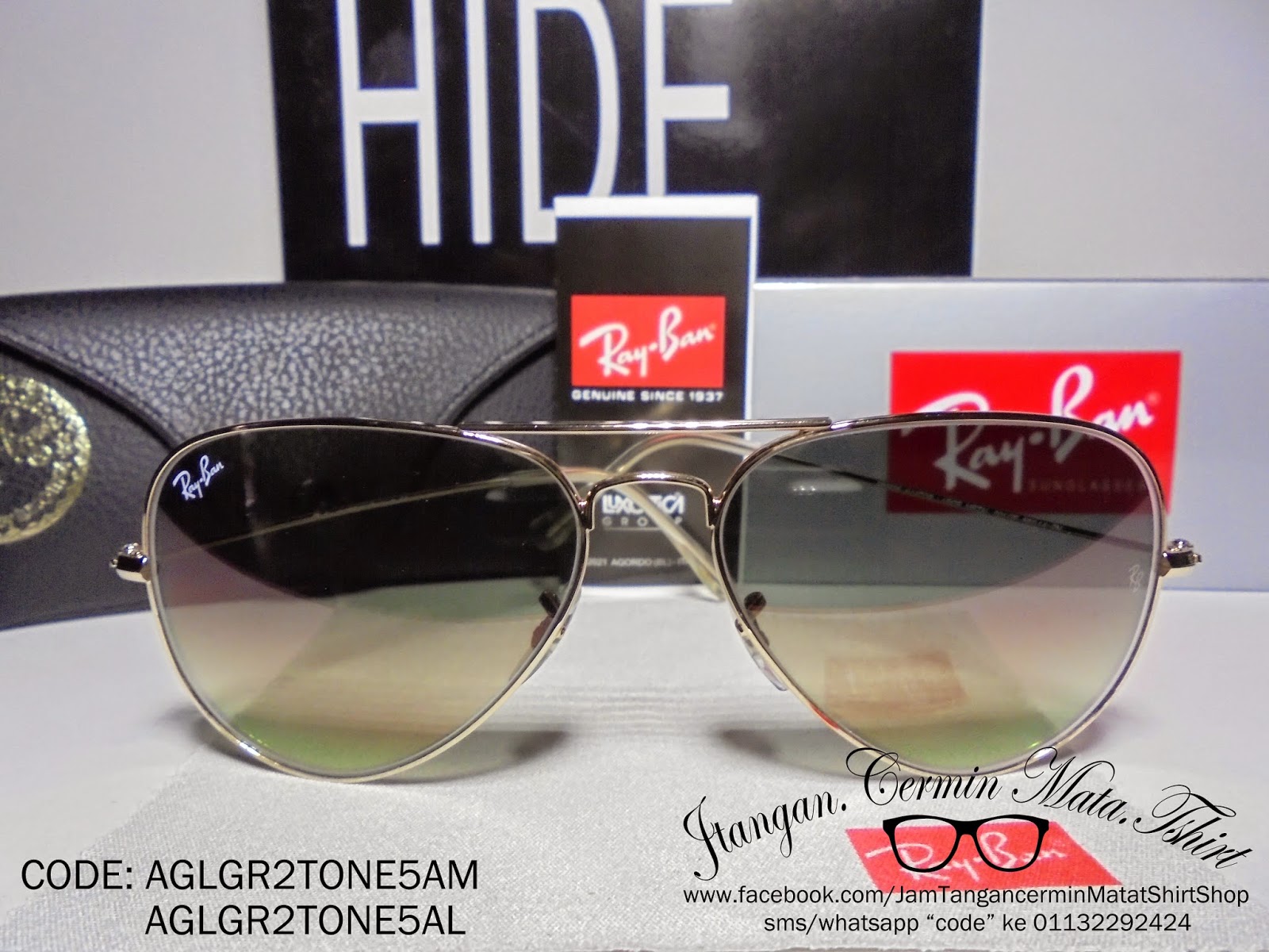 KOLEKSI CERMIN MATA RAY BAN: RAY BAN AVIATOR LARGE METAL COLLECTIONS