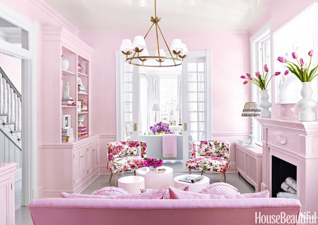 Decor : Pink Decorating Ideas: Ultra-Feminine Virginia Townhouse | Cool ...