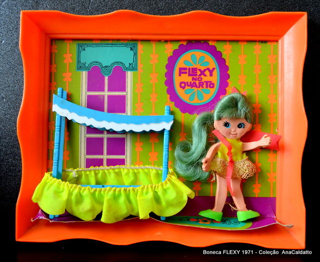 Ana Caldatto : Vintage Boneca Flexy - Mini Doll Flexy - Flatsy Doll