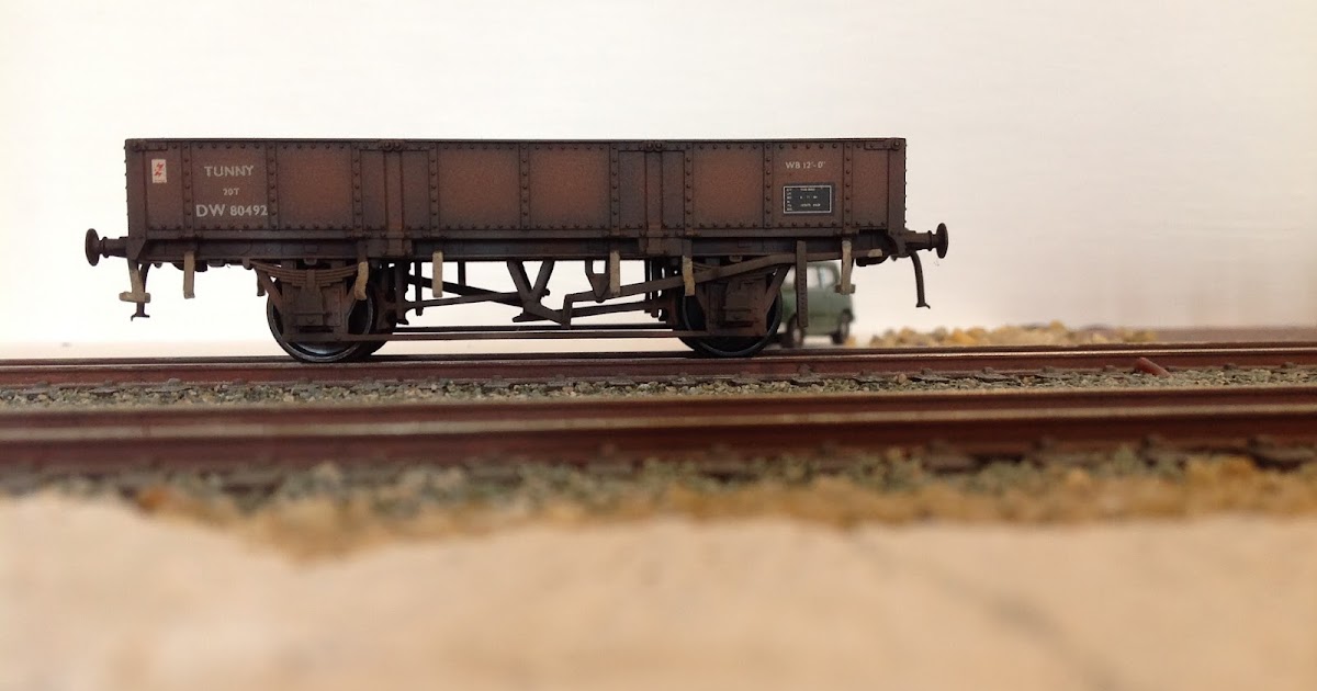 Choppers Railway: Watergate Halt: GWR tunny wagon at Charlton