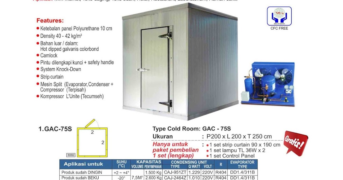 Prima Aneka Sistem: SPLIT COLD ROOM