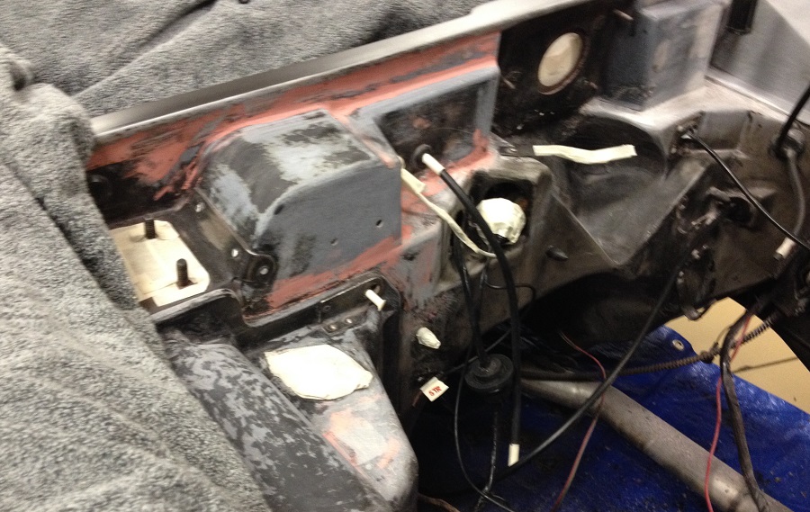 1976 Corvette Stingray: Restore, Repair, Detail: Firewall and Engine ...