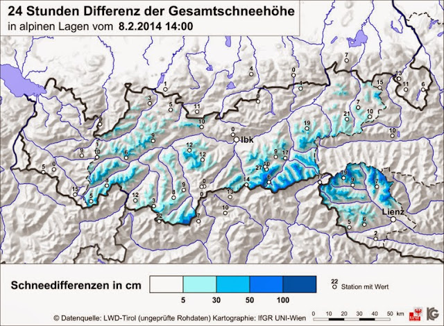 Lawinenwarndienst Tirol: Gefahrenmuster 6 (kalter, lockerer Neuschnee ...