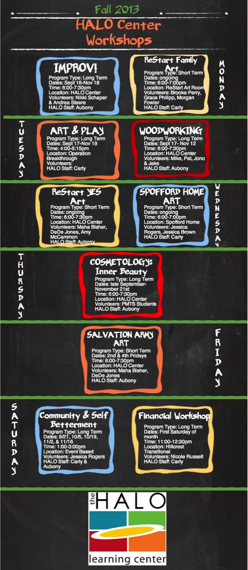 Fall programming is here! - HALO