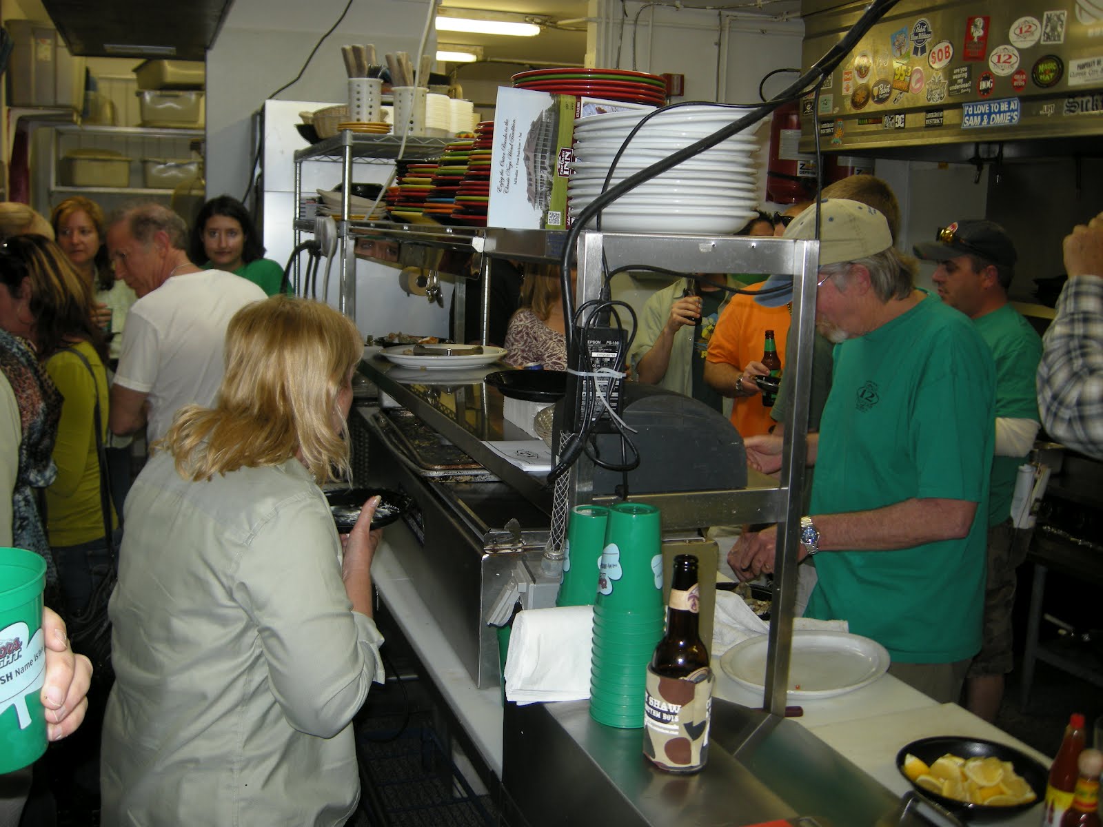 Kitchens Are Monkey Business: It's All About Oysters. Lucky 12 Tavern.