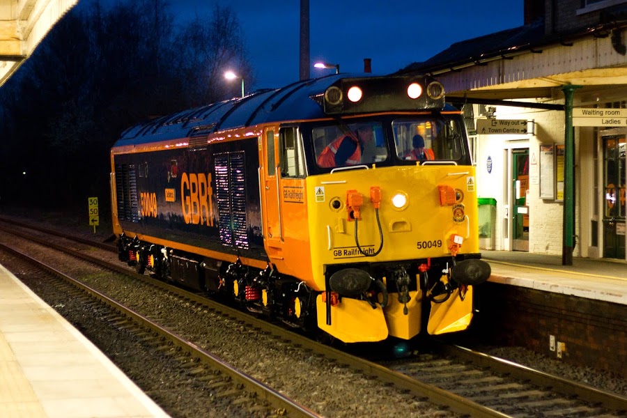 47s and other Classic Power at Southampton: 50049 on a test run under ...