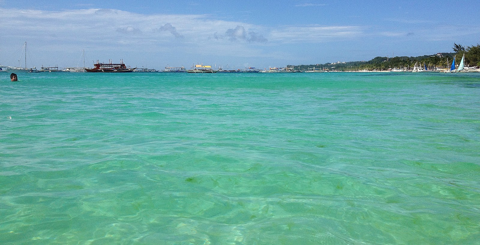 Asienresor: Boracay - White Beach: turkost och ljuvligt med inslag av alger