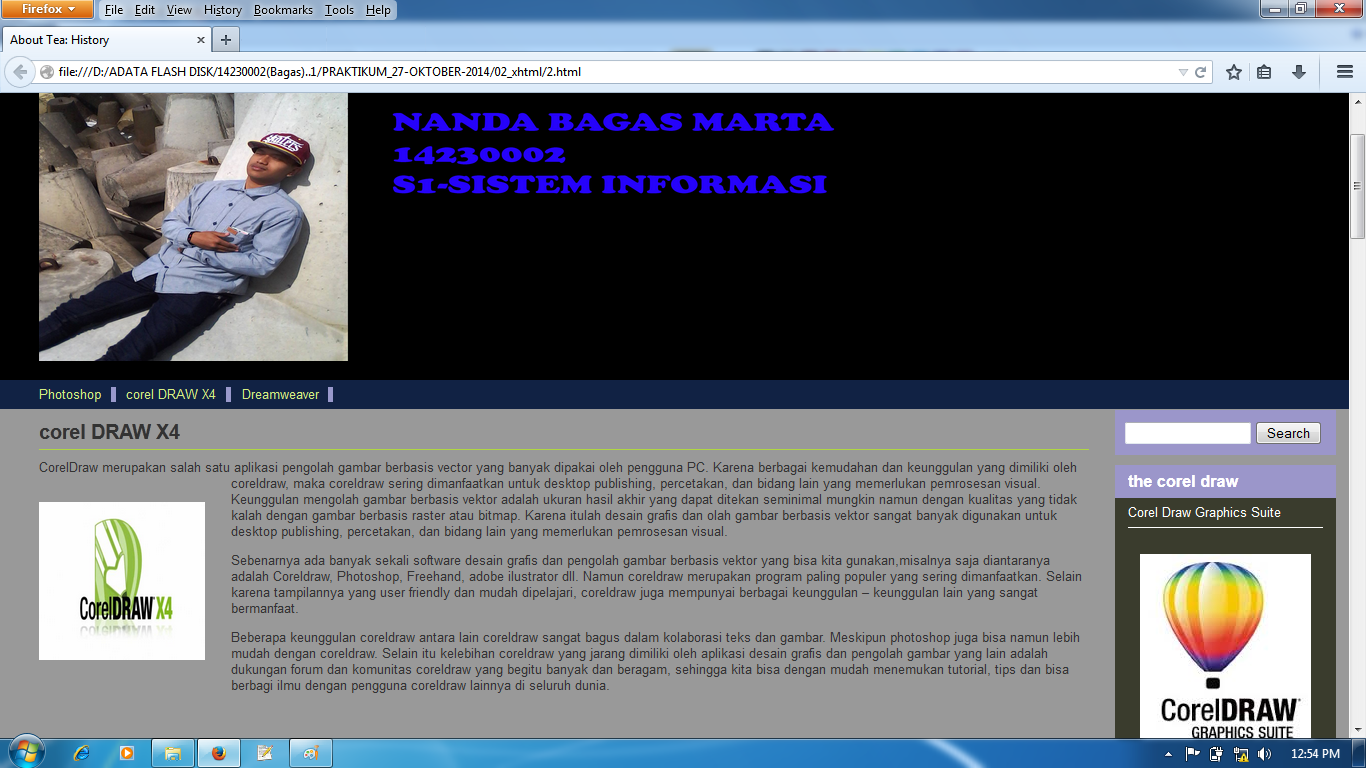 UAS Desain Web Dasar (Praktikum): Praktikum Pertemuan 5_Desain Website Dasar