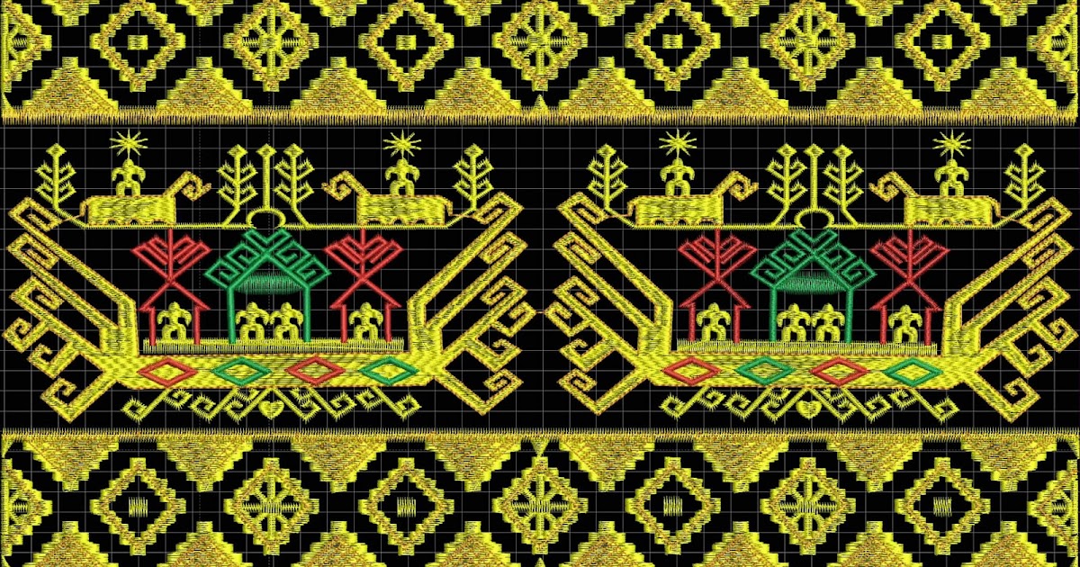 Kain Tapis Motif Perahu | kain khas lampung