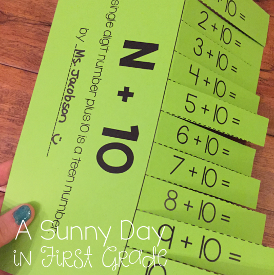 Flippin' for Addition! | A Sunny Day in First Grade