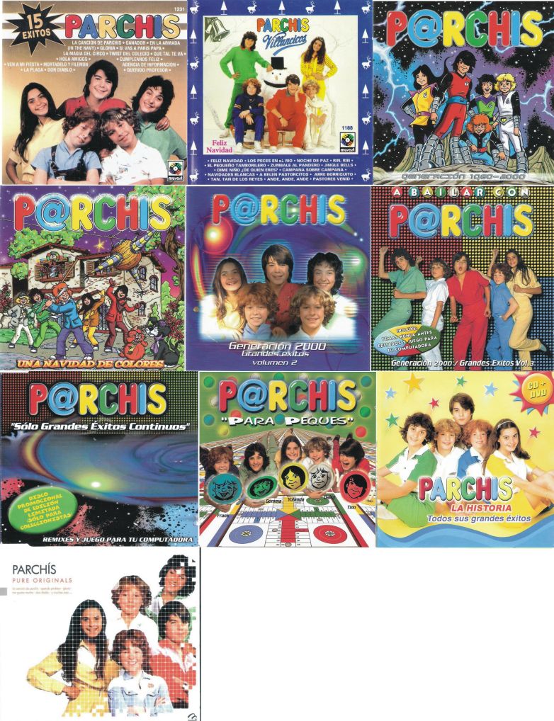 PARCHIS : LA SAGA: CD's y DVD's OFICIALES (1era y 2da generación de ...