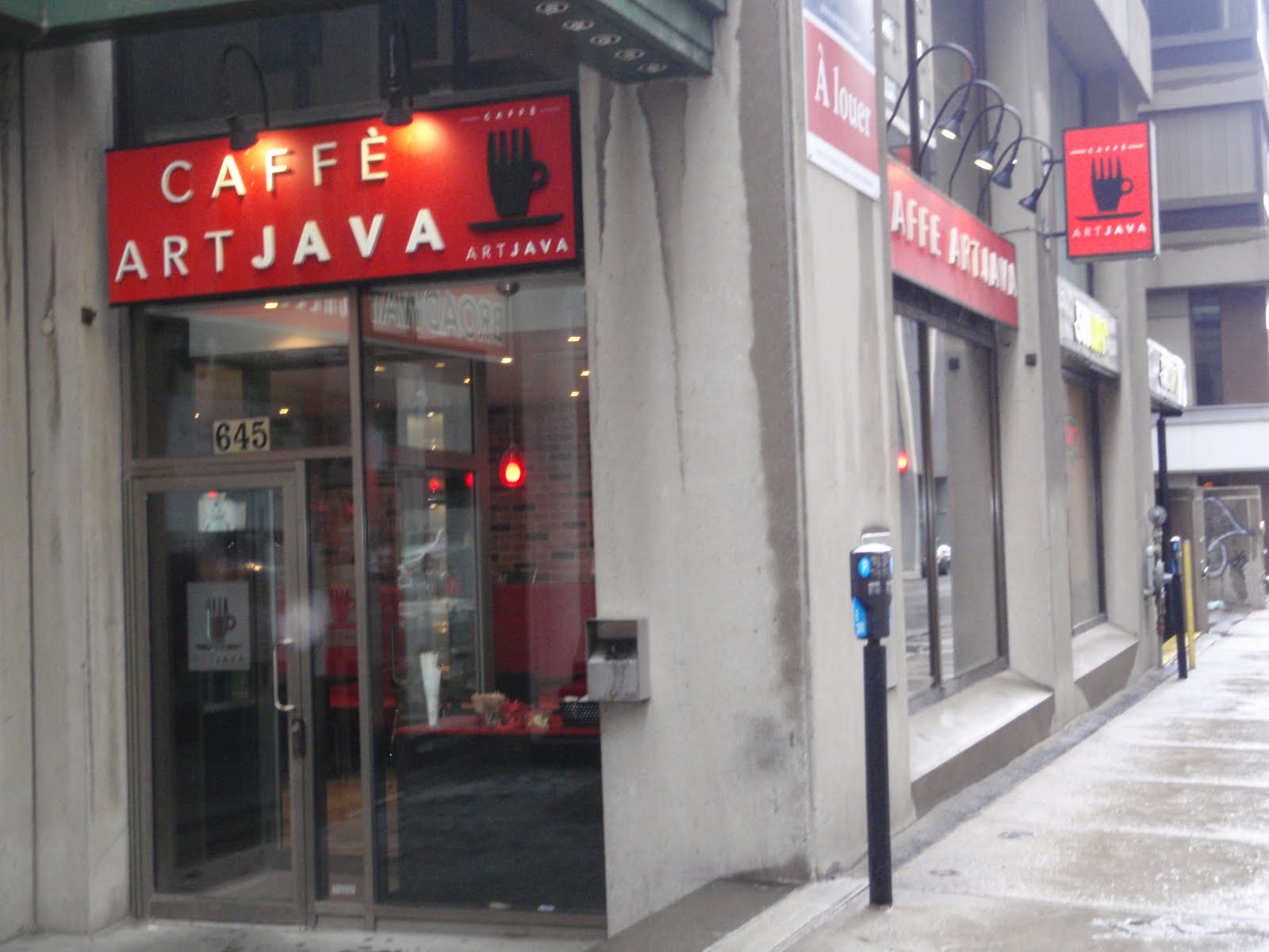 My Montreal Cafe Experience: CAFFE ART JAVA