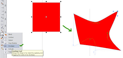 Ilmu DesainKu: Mengenal Blend, Contour,Distort, Drop Shadow, Envelope ...