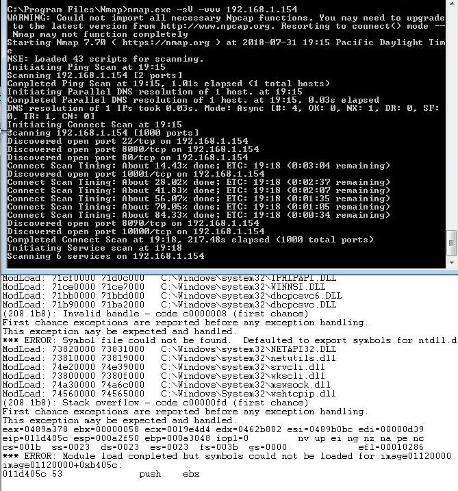 code16: Crashing nmap 7.70
