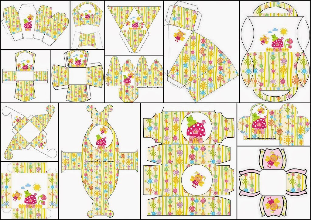 Enchanted Garden: Free Printable Boxes. - Oh My Baby!