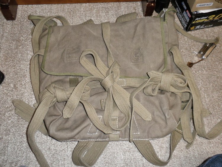 Webbingbabel: Japanese Imperial Army "Octopus Legs Backpack " - 蛸足背嚢