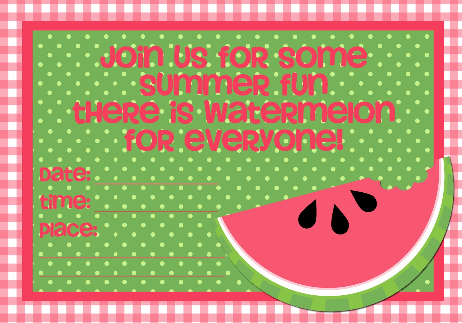 It's a Watermelon Party! - Simply Sprout