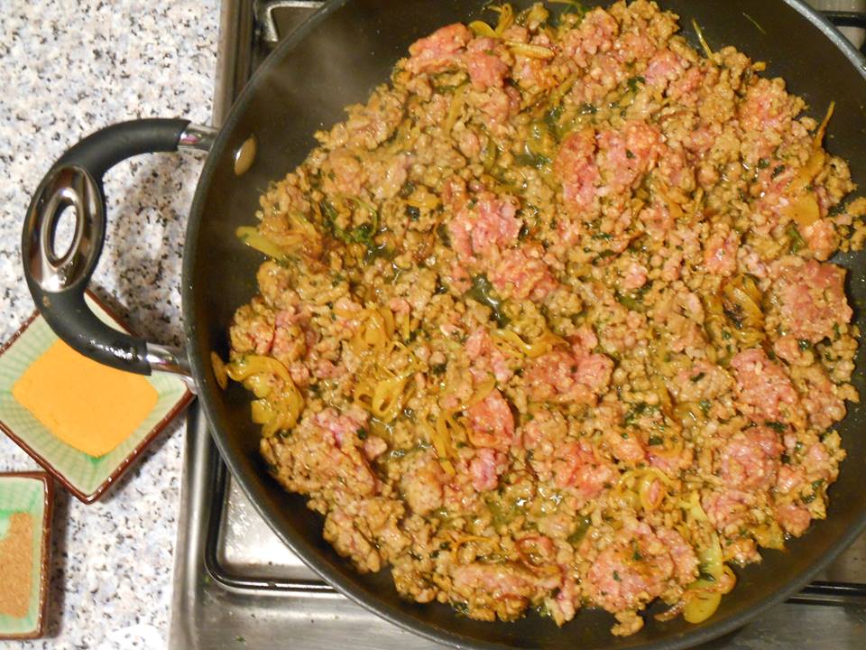 Recette du tajine Batata w l7am mafroum_ tajine pomme de terre et ...