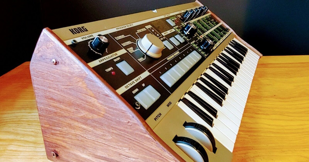 MATRIXSYNTH: Korg MicroKORG Synthesizer/Vocoder in Custom Side Panel Stand