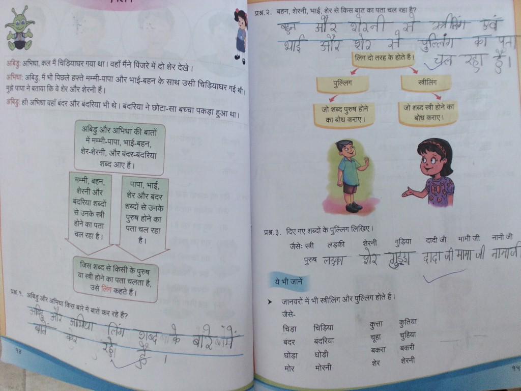 Class-3rd Hindi Grammar & Worksheet (Ling)