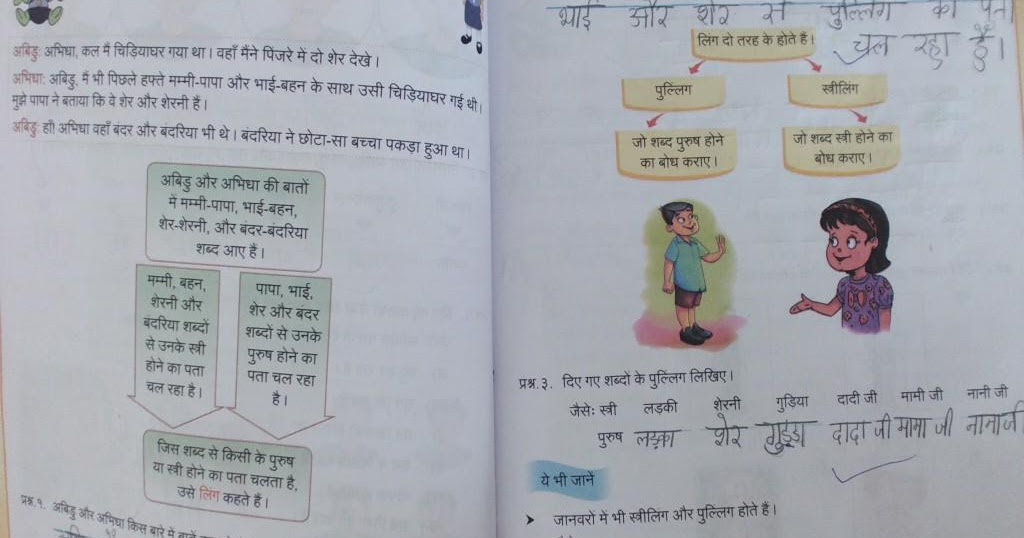 Class-3rd Hindi Grammar & Worksheet (Ling)