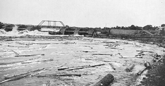 Industrial History: Nevers Dam, 80' Bear Trap Gate was the longest at ...