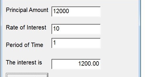 Free Programming Source Codes and Computer Programming Tutorials: Loan Interest Solver in Visual ...