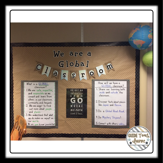 Guide~Teach~Inspire: Global Classroom Decor - Classroom Tour